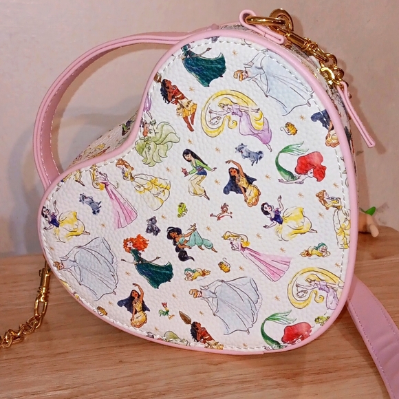 Disney | Accessories | Disney Princess Heart Handbag | Poshmark